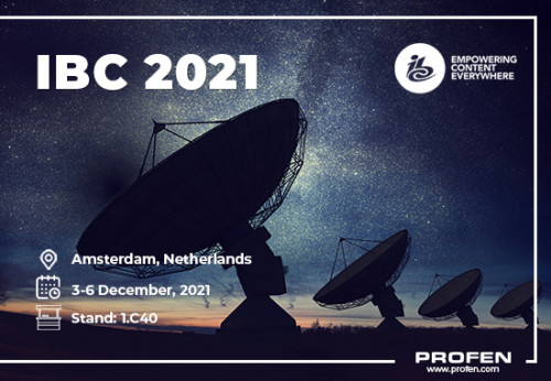 Profen Will be Exhibiting at IBC between 3-6 December - Profen Communication Technologies